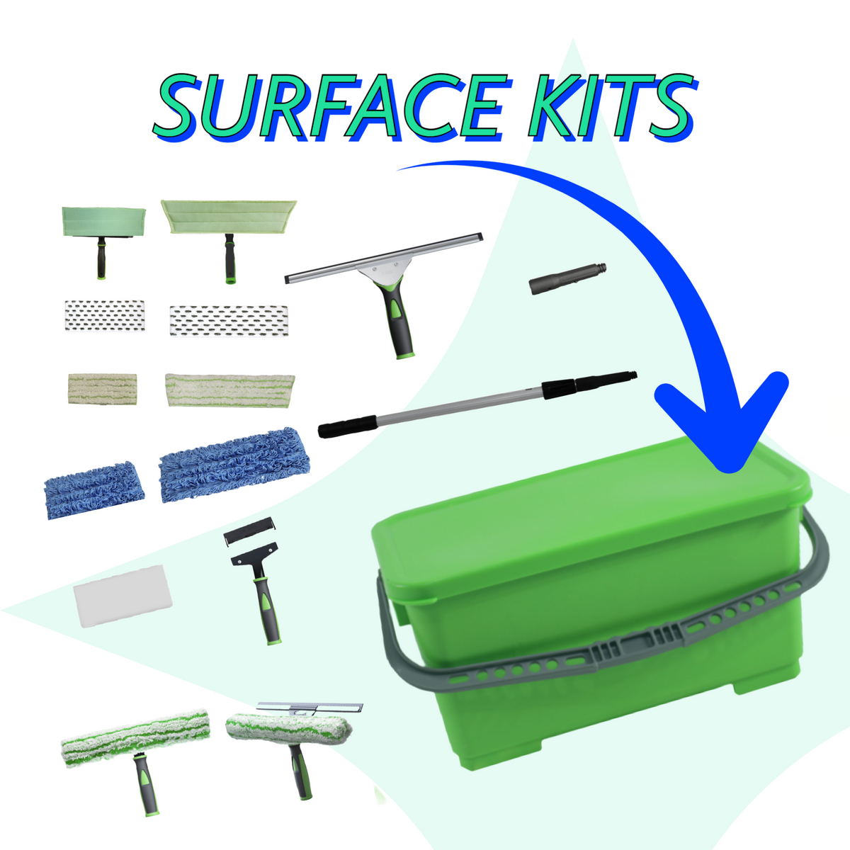 Window and Indoor Surface Kits: All-in-one cleaning packages for glass ...